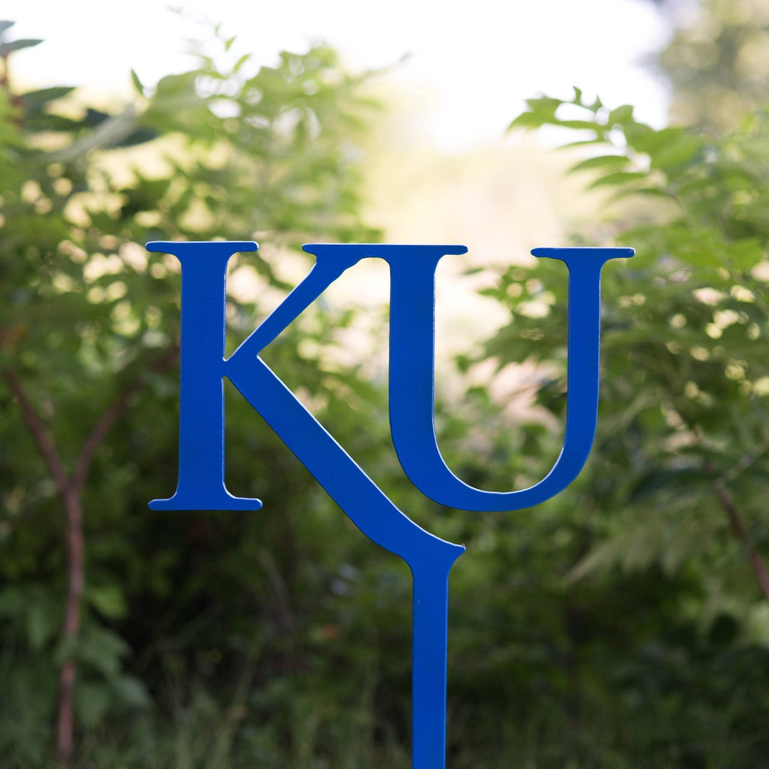 Kansas University - Jayhawks - KU - Garden Decor - Outdoor Decor - Sign ...