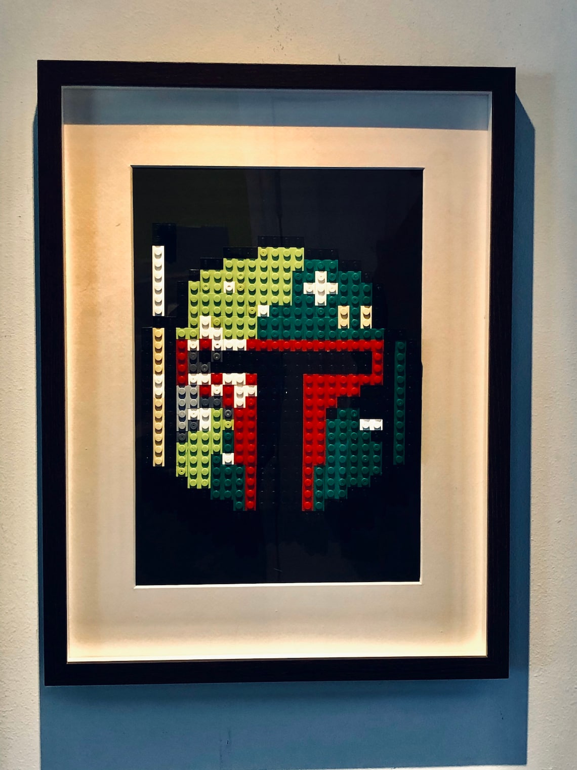 Starwars Boba Fett Brick Block Wall Art | Etsy