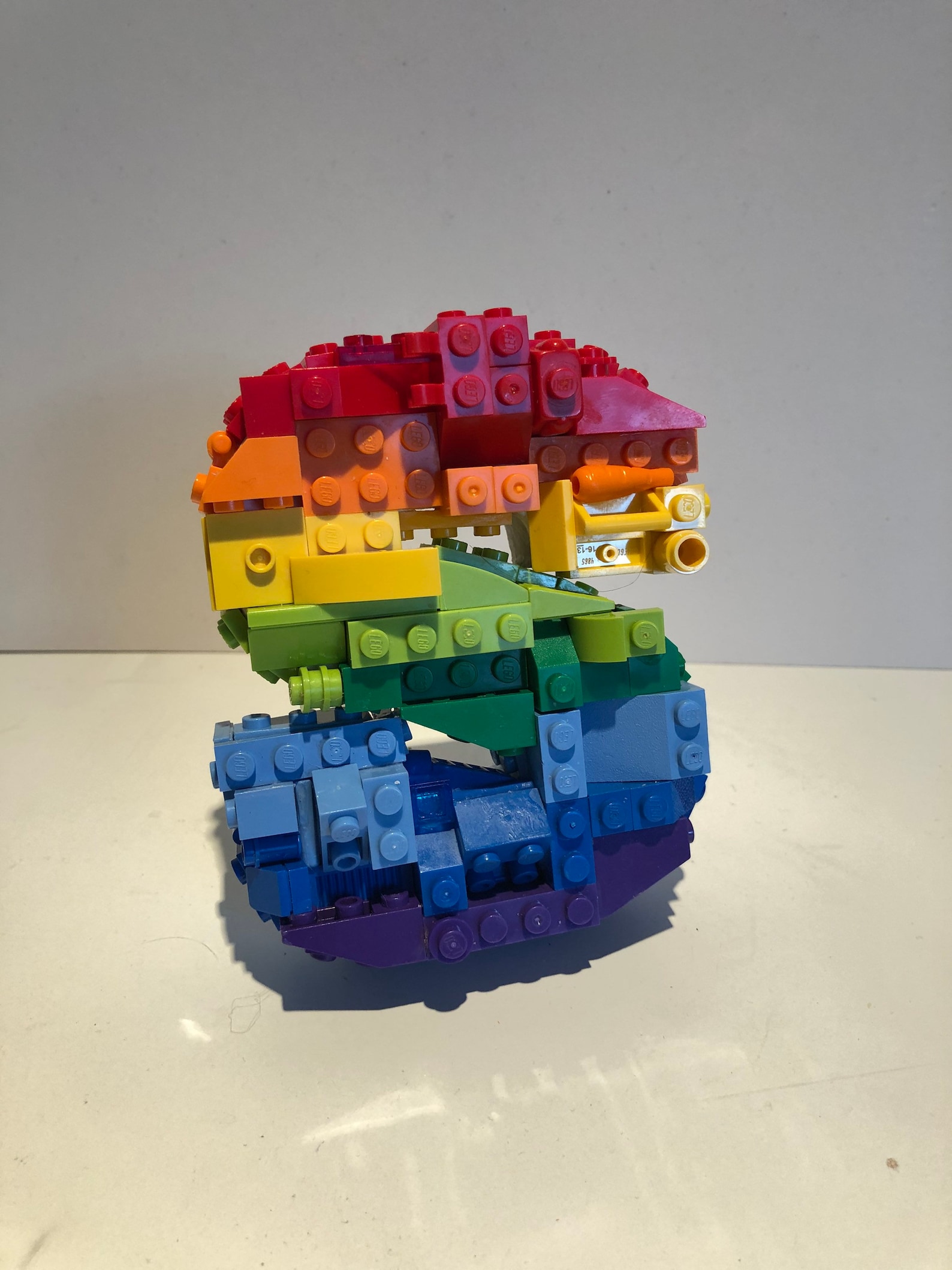 Brick Letter Rainbow Mosaic Letters - Etsy