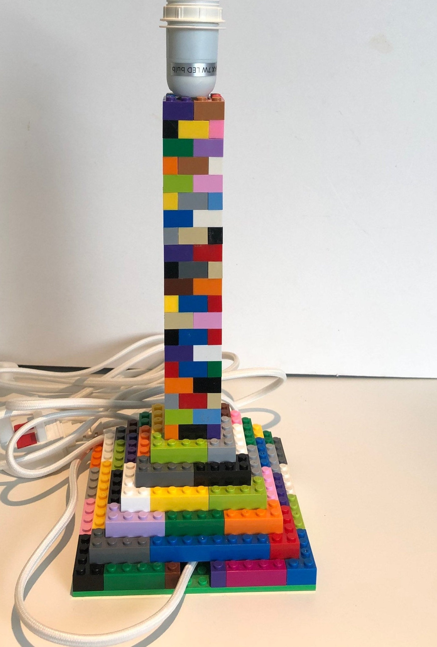 Brick Block Table Lamp Desk Bedroom Table Lamp - Etsy UK