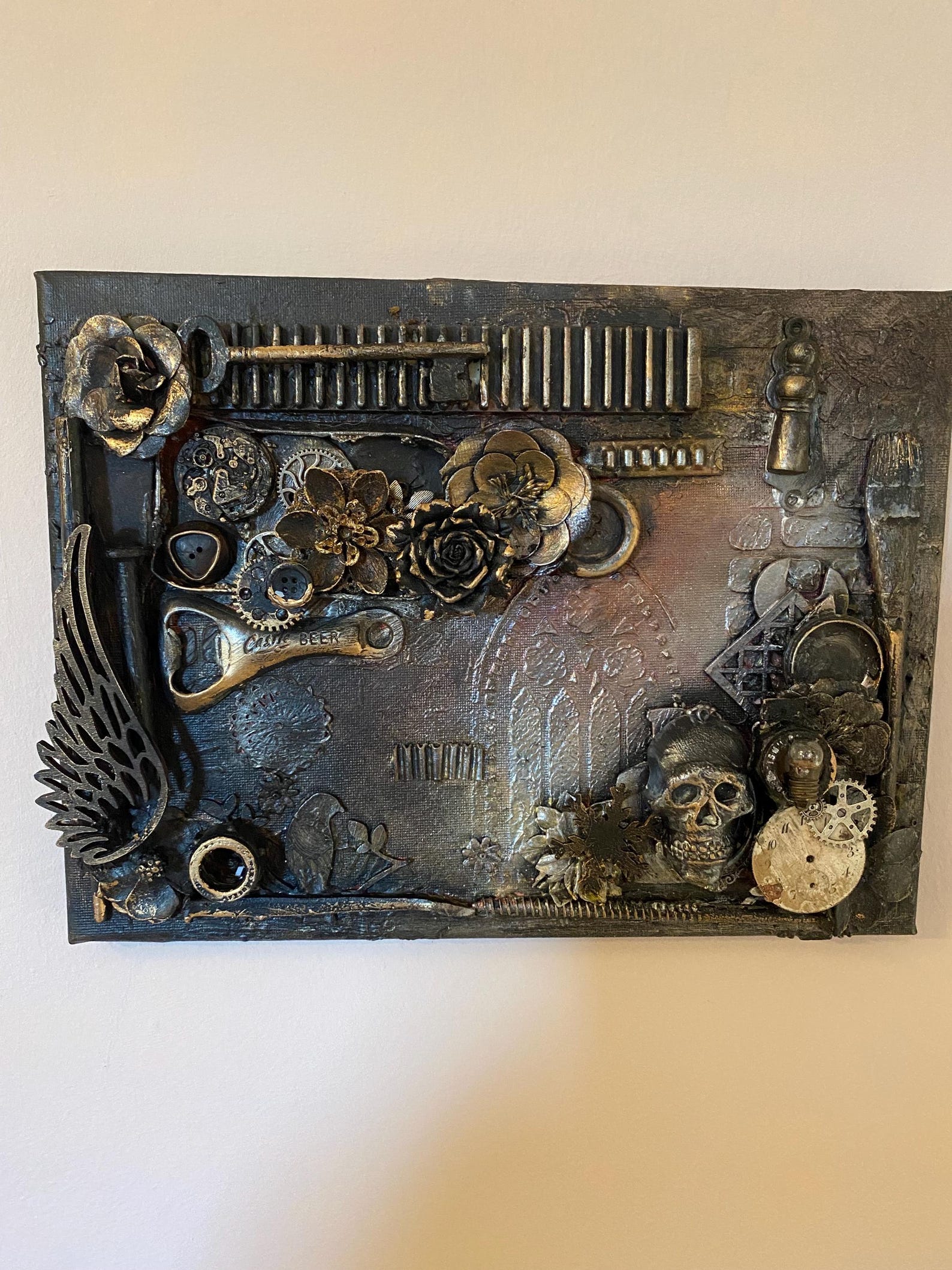 Steam Punk Mixed Media Collage Old Vintage Rustic Vision - Etsy