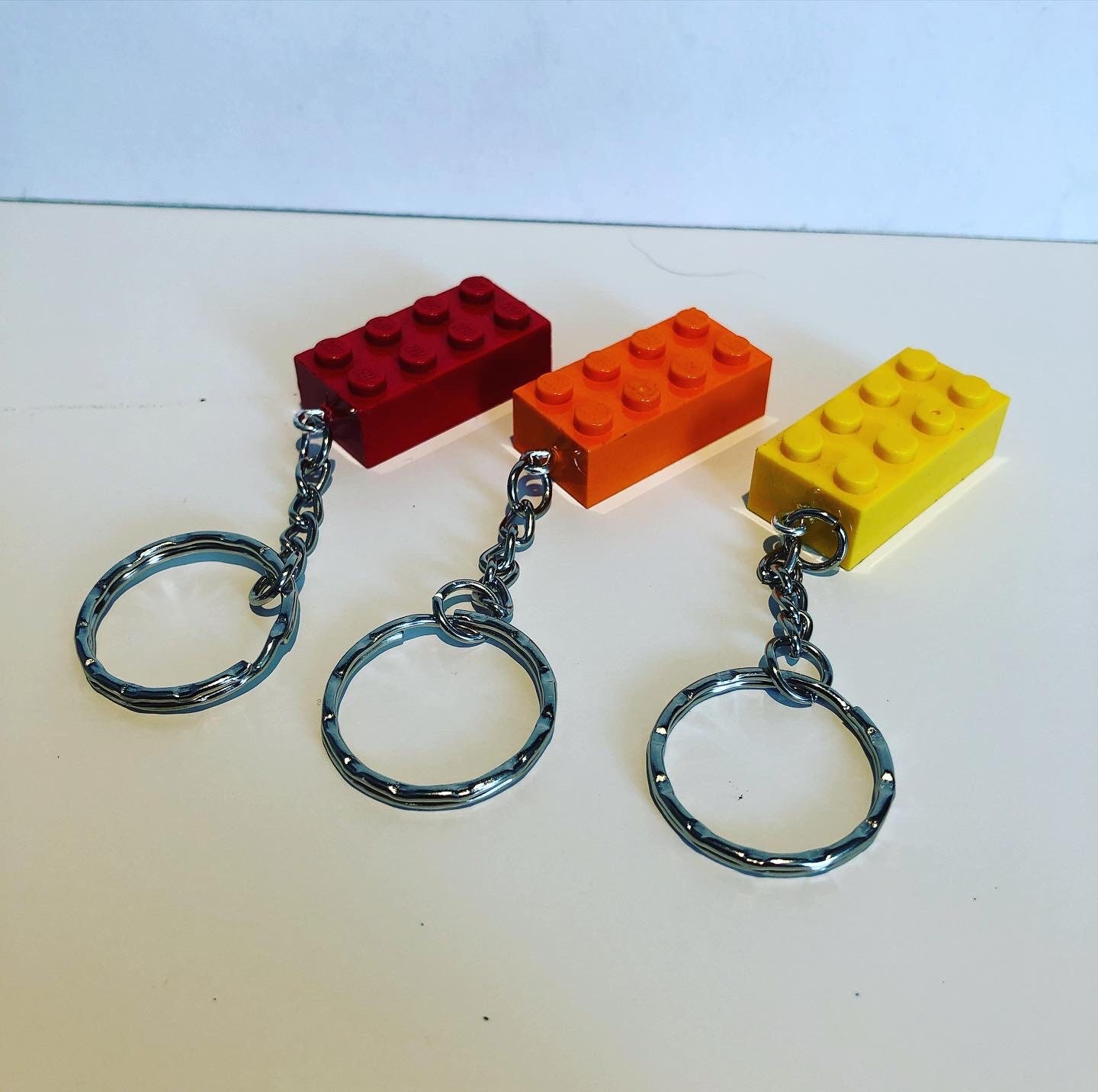 Brick Block Key Chain - Etsy UK