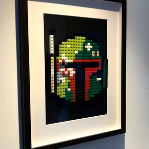 Starwars Boba Fett Brick Block Wall Art - Etsy