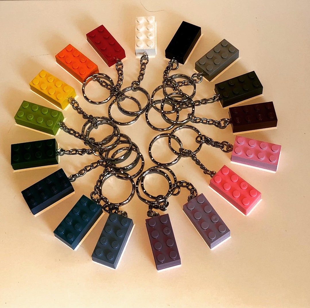 Brick Block Key Chain - Etsy UK
