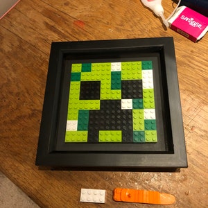 Minecraft Brick Block Art Mosaic - Etsy