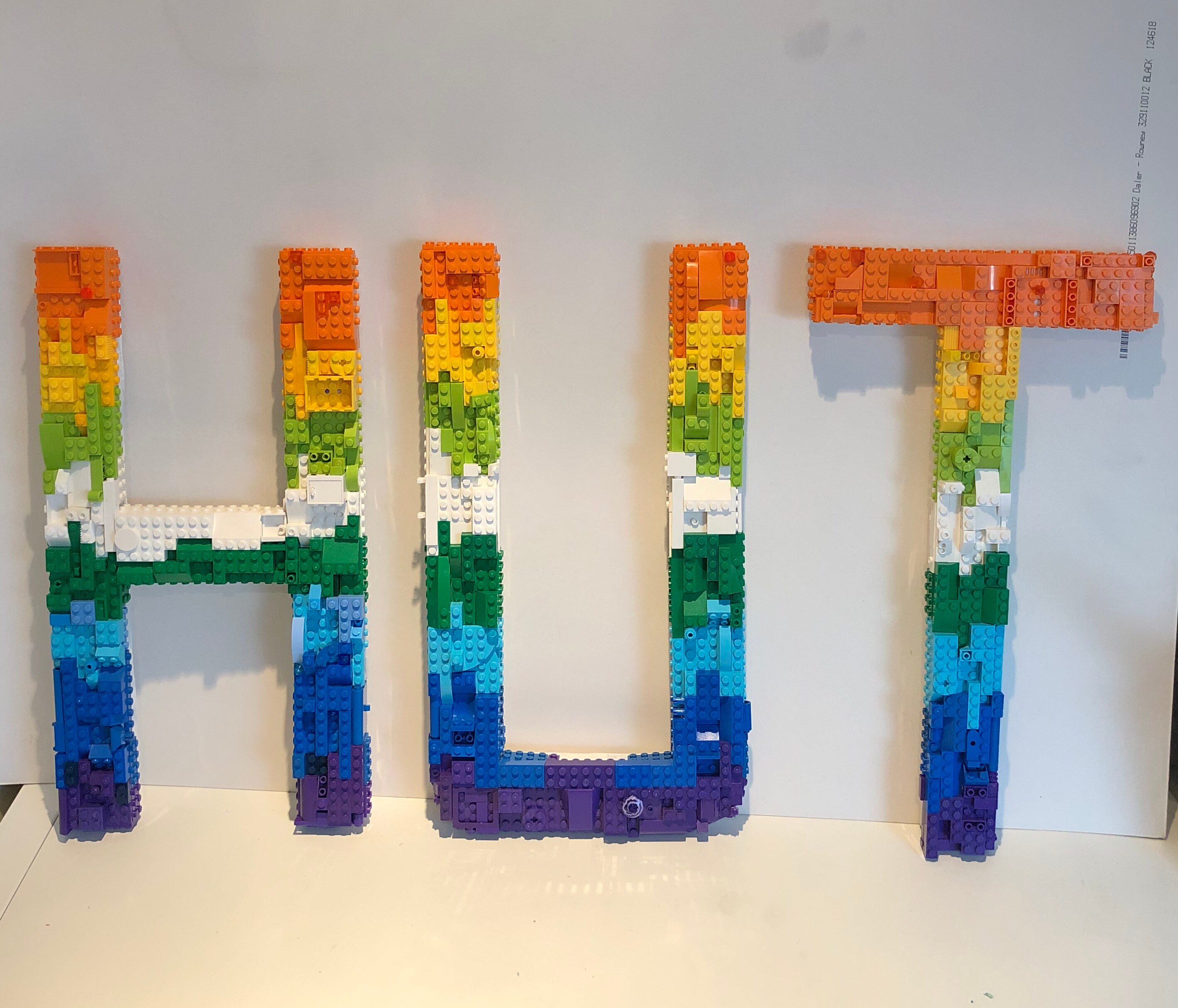 Brick Letter Rainbow Mosaic Letters - Etsy UK