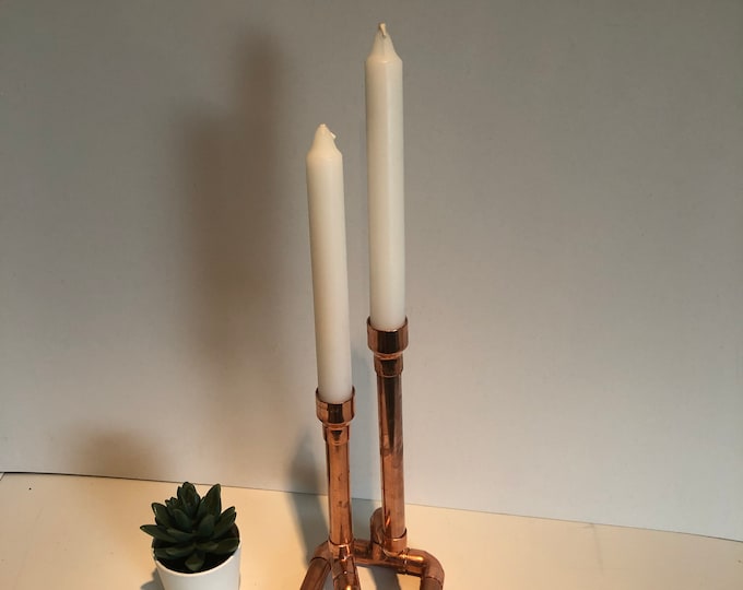 Copper Candle Holder - Etsy UK