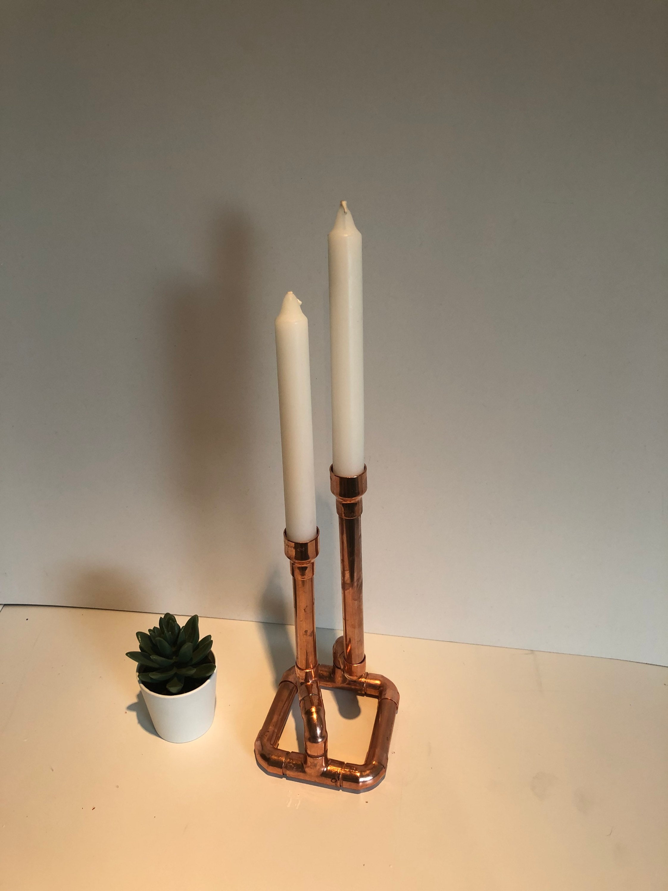 Copper Candle Holder - Etsy UK