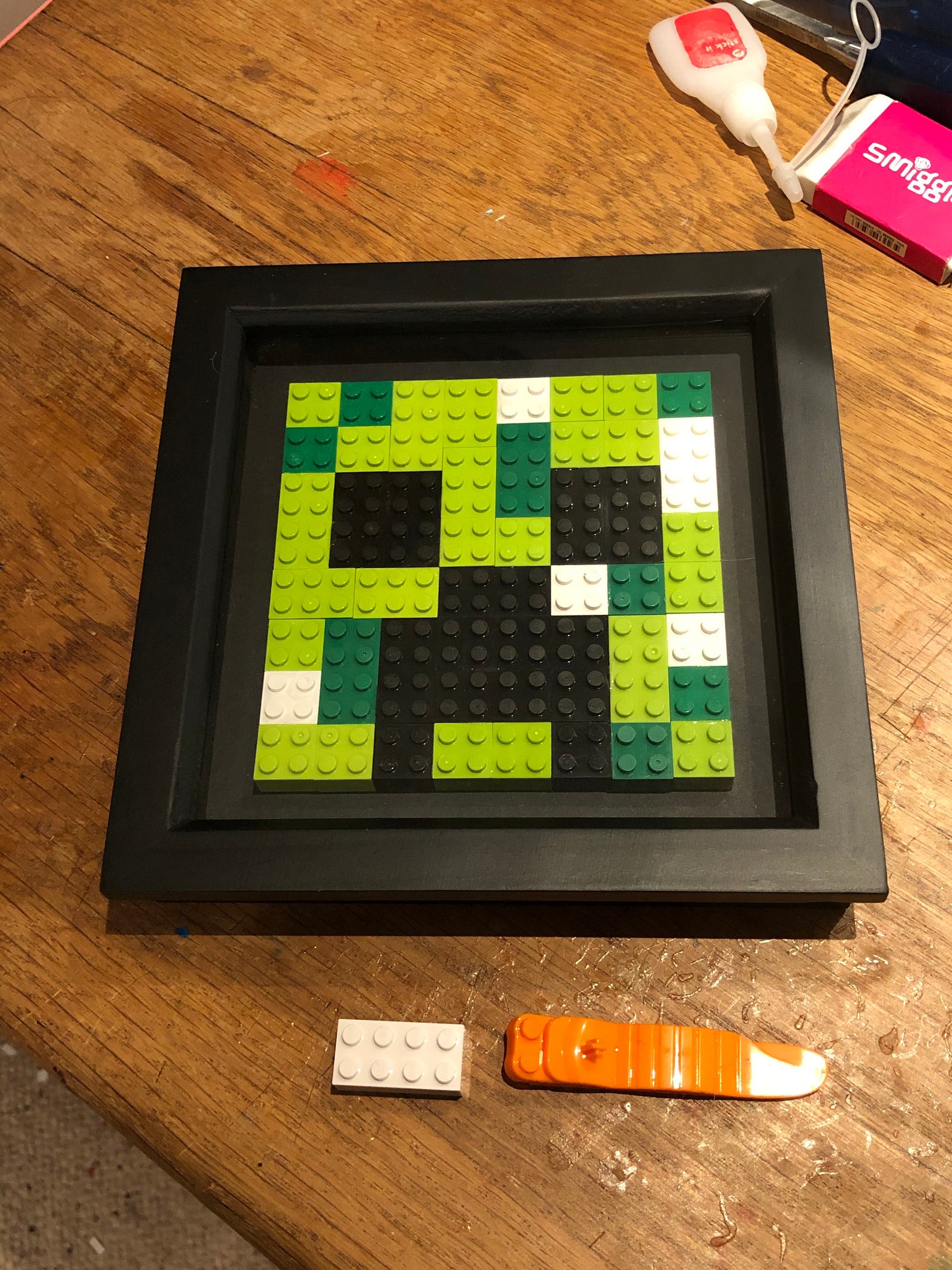 Minecraft Brick Block Art Mosaic | Etsy