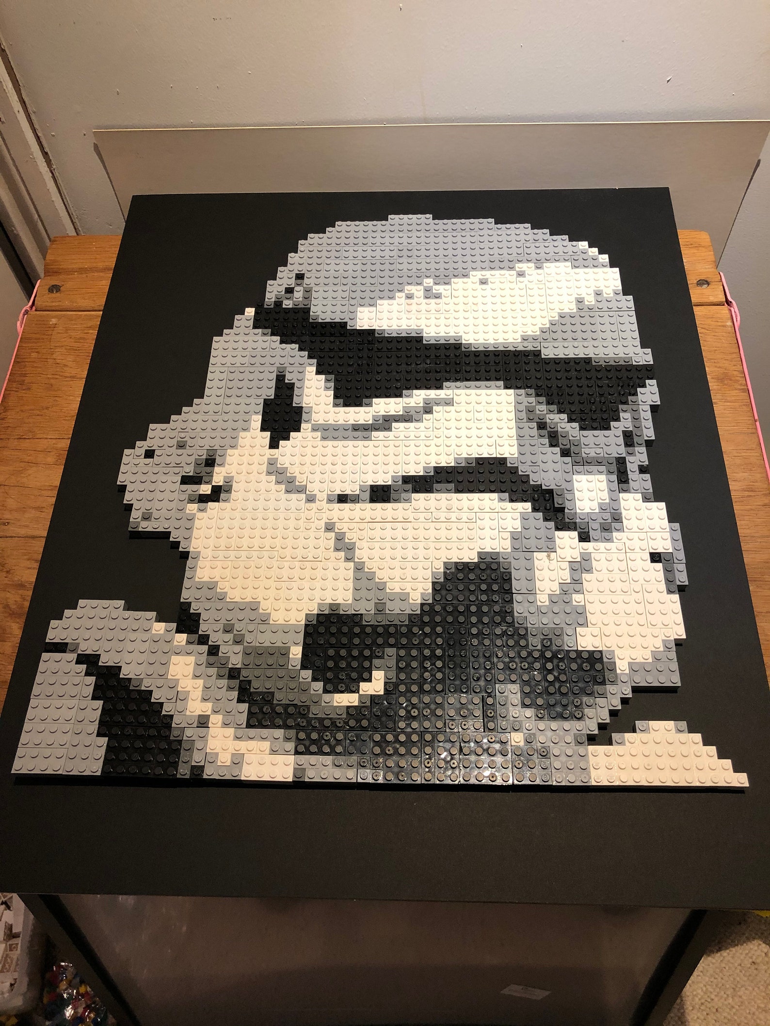 Starwars Stormtrooper Mosaic Brick Block Wall Art - Etsy