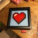 Brick Block Love Heart Mosaic Wall Art - Etsy