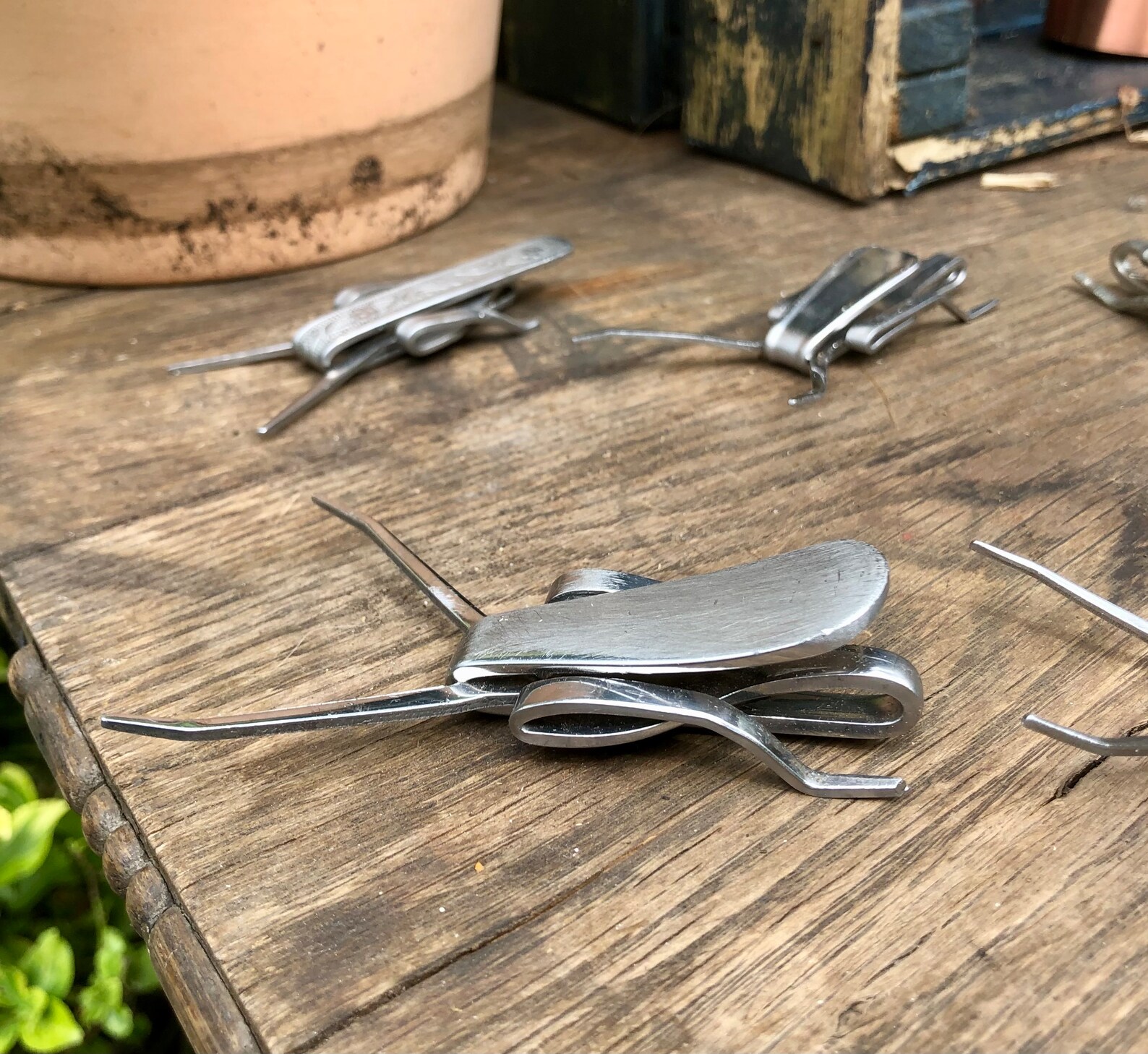 Metal Bug Insect Sculpture Recycled Vintage Fork - Etsy