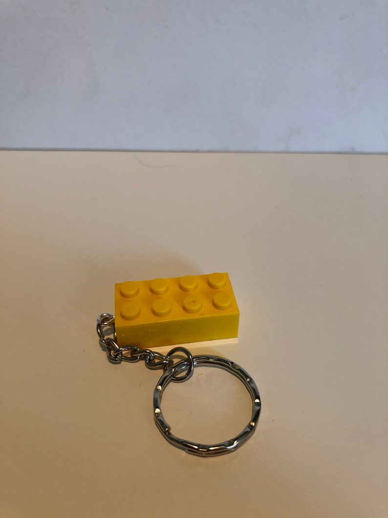 Brick Block Key Chain - Etsy UK
