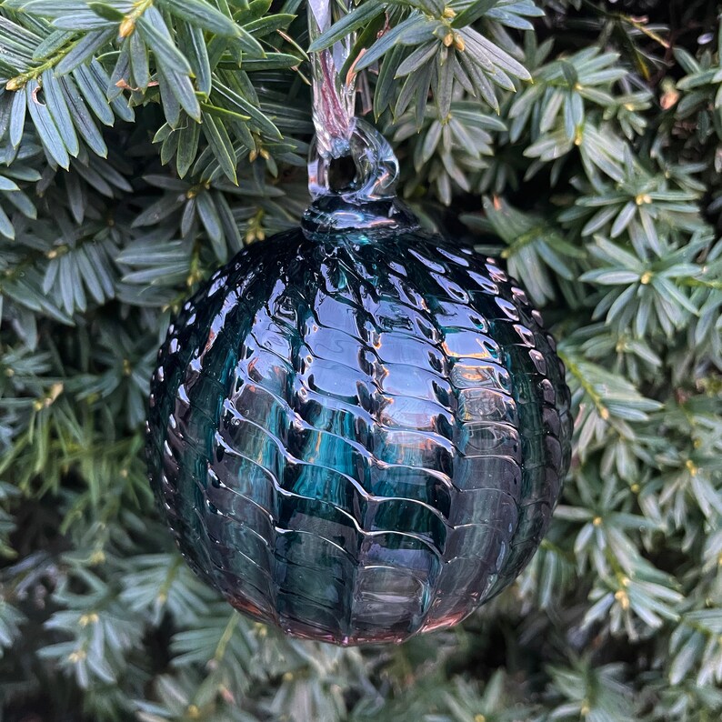 Pink Cable Ornament Blown Glass Glass Ornament Christmas - Etsy