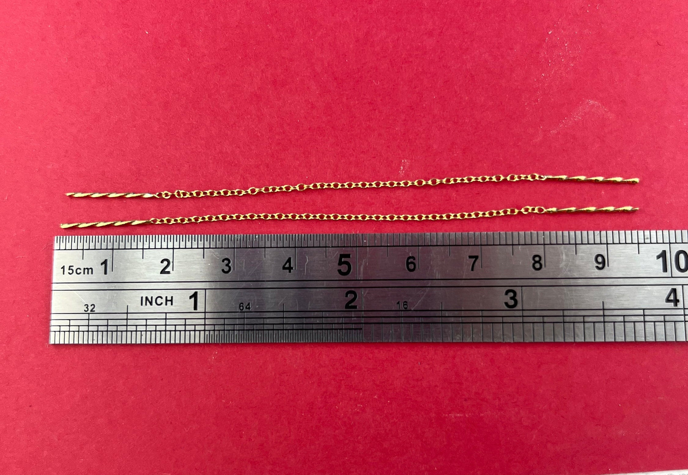 9ct Gold Long Twisted Pin Pull Through Earrings 95mm Long - Etsy UK