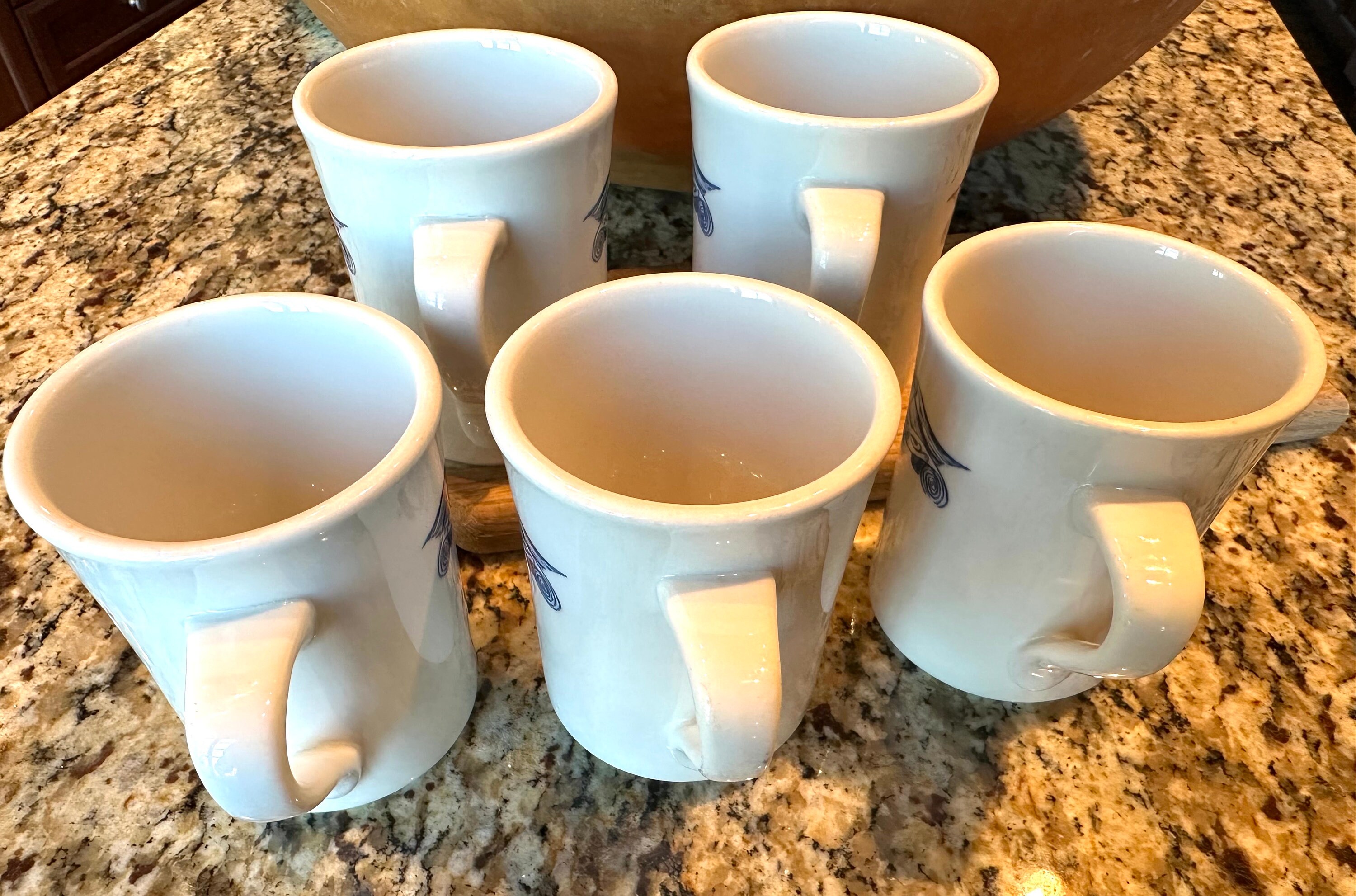 USA Eagle Americana Restaurant Ware Mugs set of 5 Syracuse China ...