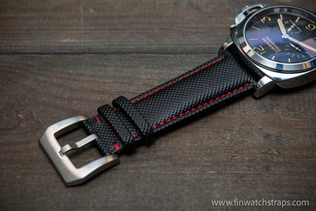 Sailcloth Watch Strap, Waterproof Watch Band, Fits PAM, U-boat, Seiko ...