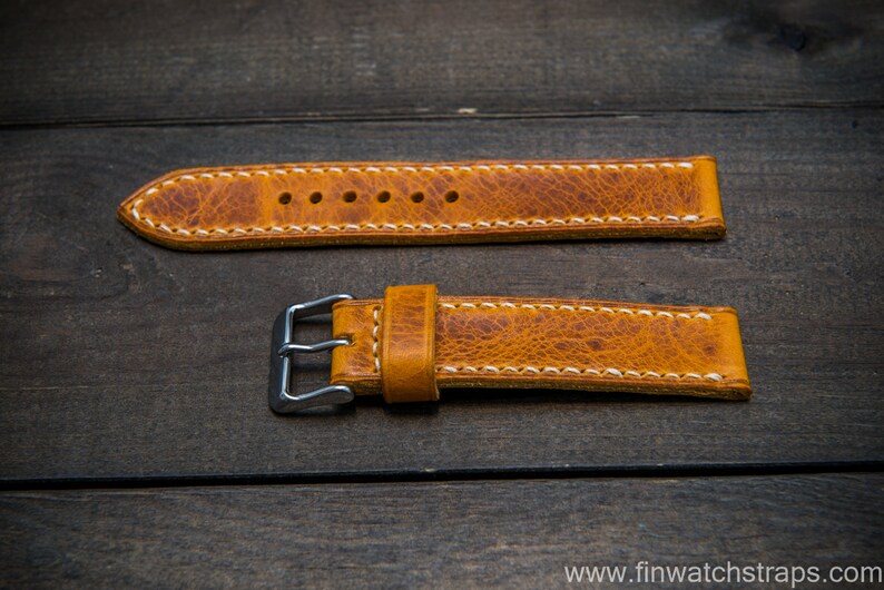 Leather Watch Band Italian Badalassi Wax Watch Strap Handmade - Etsy