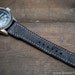 Pilot Leather Watch Band Black Aviator Watch Strap Vintage - Etsy