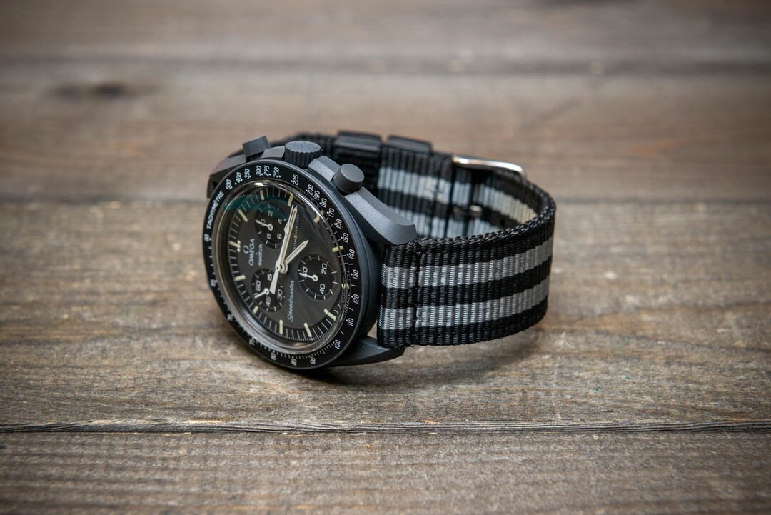 Bond Style Nylon Military Watch Strap Army Two Piece Watch - Etsy