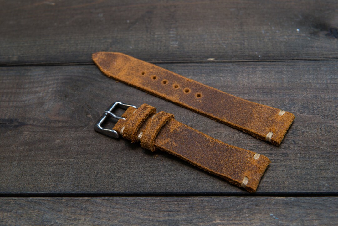 Vintage Leather Watch Band Watch Strap Handmade in Finland - Etsy