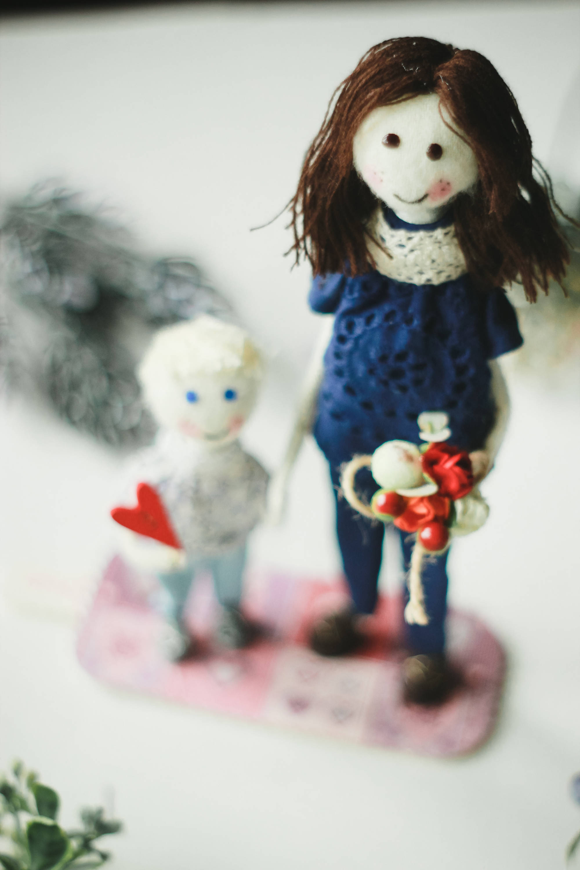 Mom and Baby Custom Dolls Family Set Babyshower Gift - Etsy