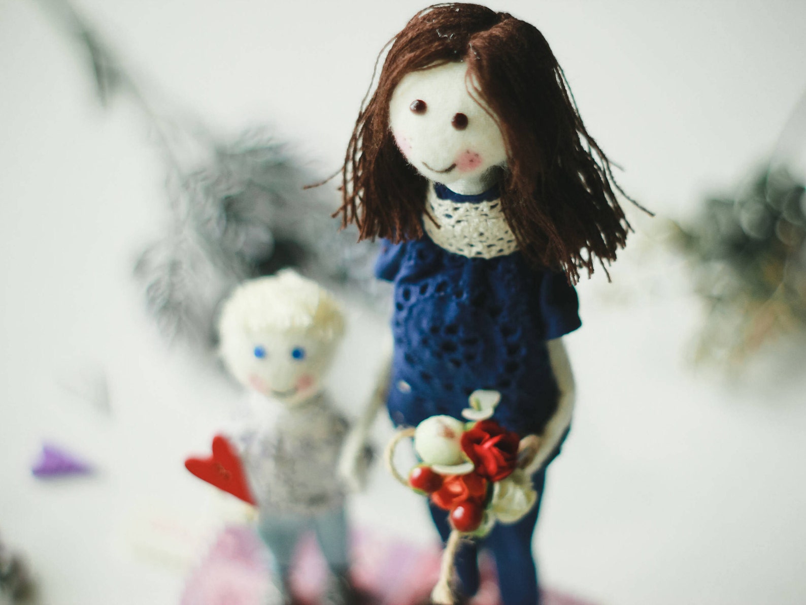 Mom and Baby, Custom Dolls Family Set, Babyshower Gift, Handmade Cloth ...