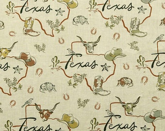 Texas Fabric | Etsy
