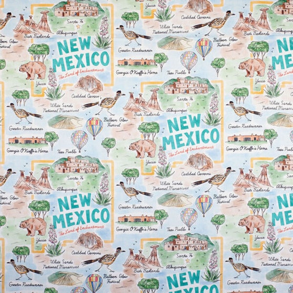 New Mexico Fabric - Etsy