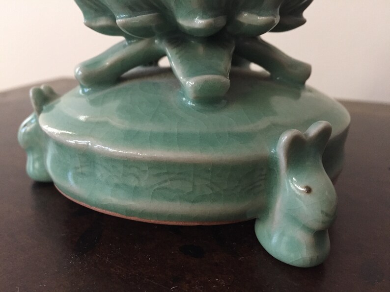 Goryeo Celadon Korean Rabbit Lotus Incense Censer - Etsy