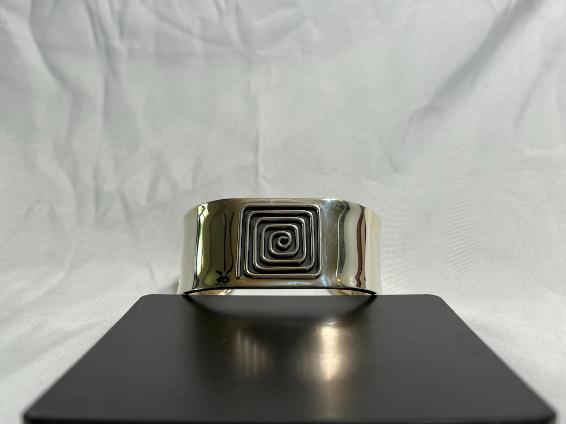 Dominique Dinouart DDD Mexico 925 Sterling Silver Modernist Maze Cuff ...