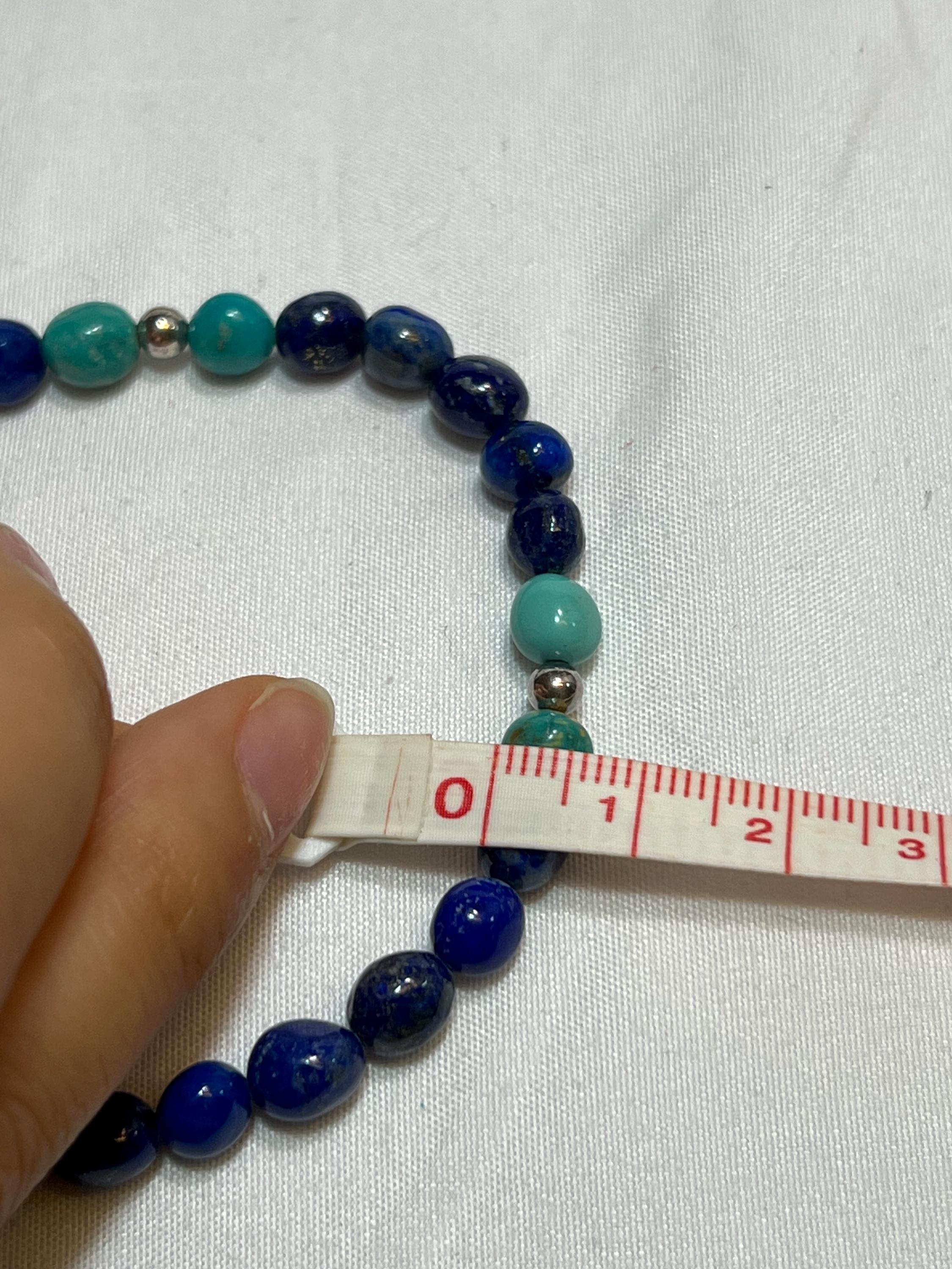 DTR Jay King Lapis Lazuli and Turquoise Semi Precious Stone Beaded ...