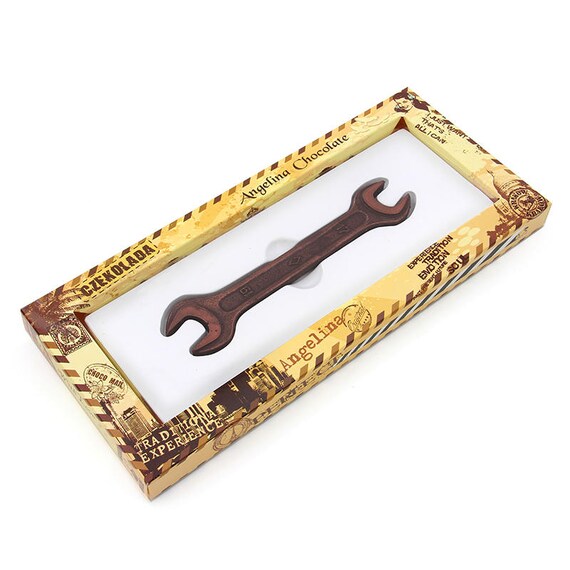 Small Chocolate Wrench in Gift Wrapping Handymen Present | Etsy