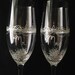 Personalised Mr and Mrs Henna Wedding Champagne Flutes Bride and Groom ...