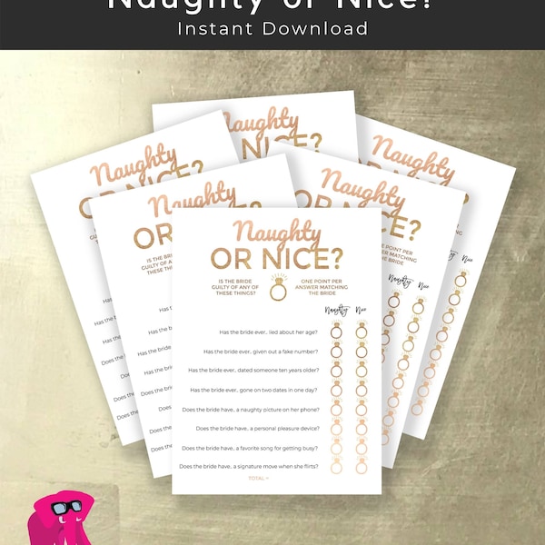 Naughty or Nice - Etsy