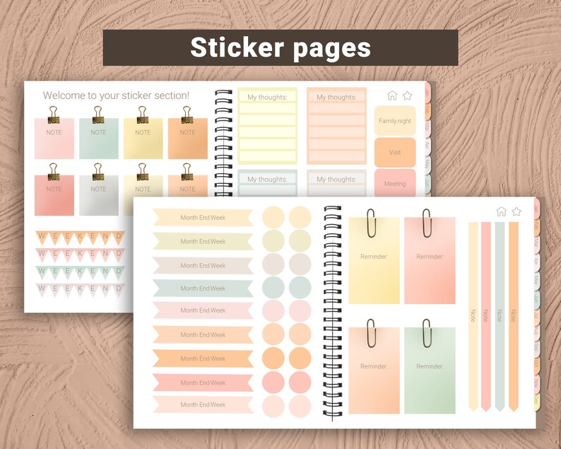 Google Slides / Powerpoint Digital Planner With Hyperlinks | Etsy