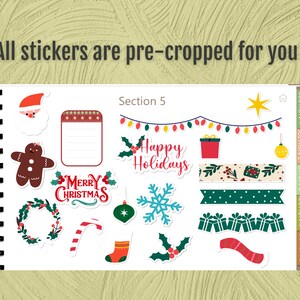Full Year Holiday Digital Sticker Book, With Goodnotes File, 100 ...