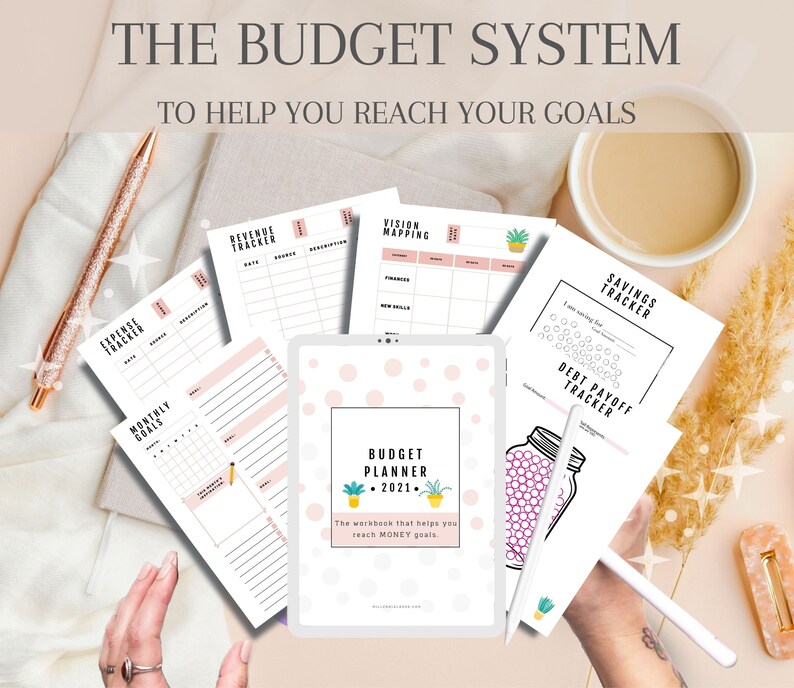 Budget Planner Printable Kit - Etsy