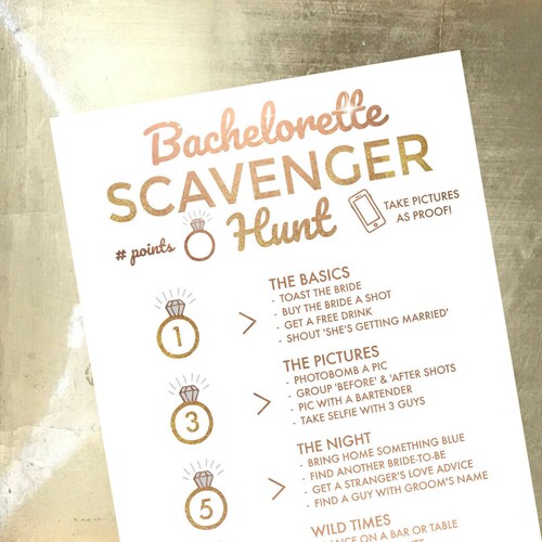 Bachelorette Party Game Dare Card Game Printable | Etsy