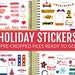 Full Year Holiday Digital Sticker Book With Goodnotes File | Etsy