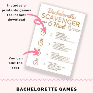 7 Rose Gold Bachelorette Party Games Bundle - Etsy