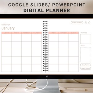 Google Slides / Powerpoint Digital Planner With Hyperlinks, Ppt - Etsy