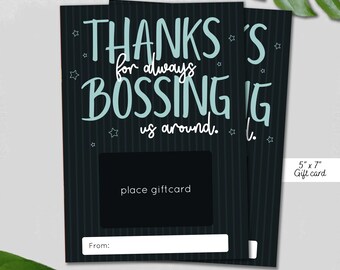 Printable Boss Appreciation - Etsy