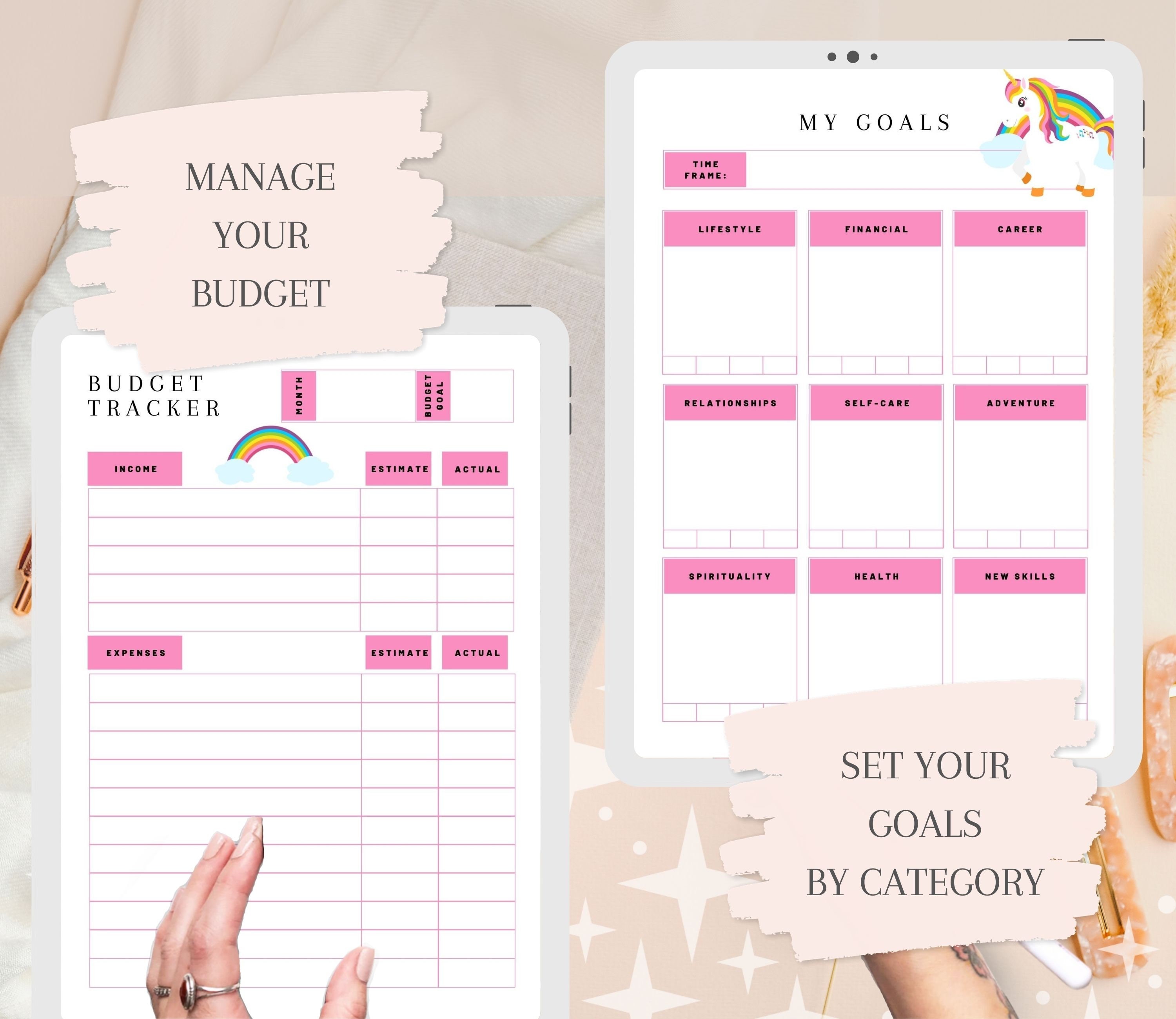 Daily Planner Printable Set 2021 Planner Inserts LTR A4 A5 - Etsy