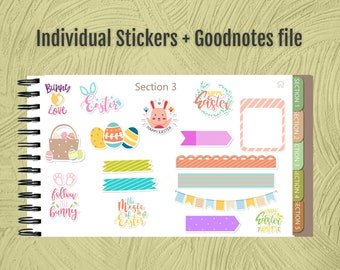 Easter MEGA Digital Sticker Bundle Goodnotes & Ipad April - Etsy