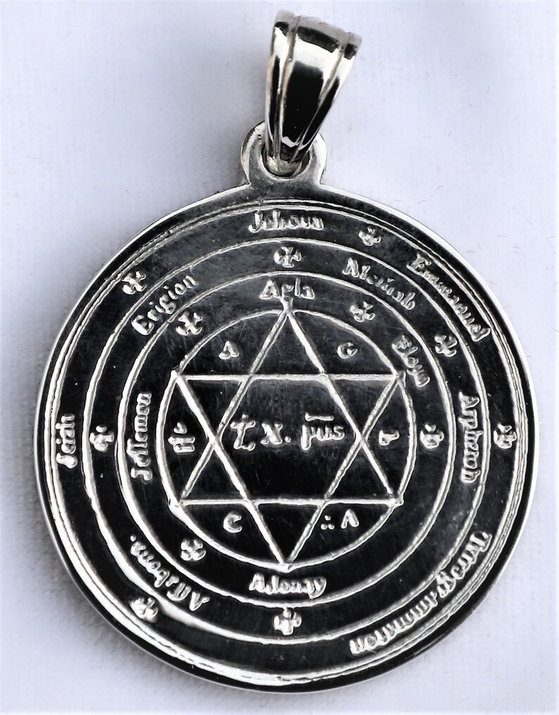 Medallion Talisman and Amulet in a Pendant of the Chevaliers Maçons ...