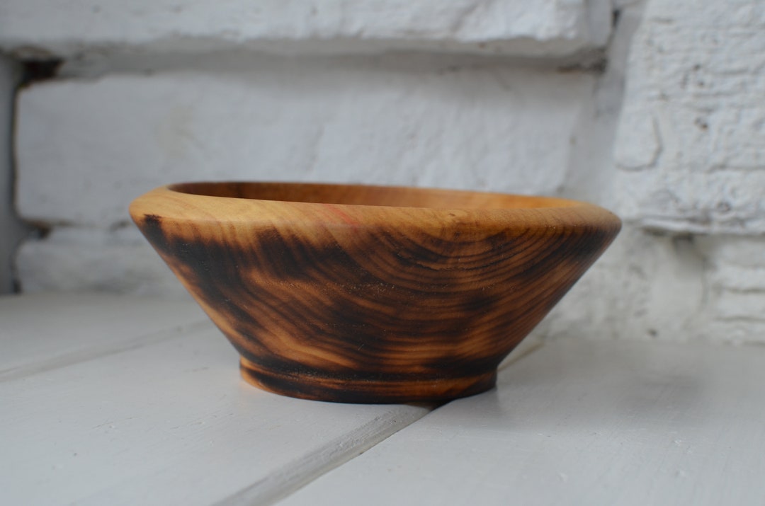 Charred Flame Box Elder Bowl - Etsy