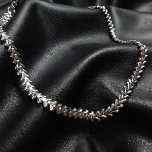 Chevron Stainless Choker Vertebrae Necklace, Snake Choker, Witch ...
