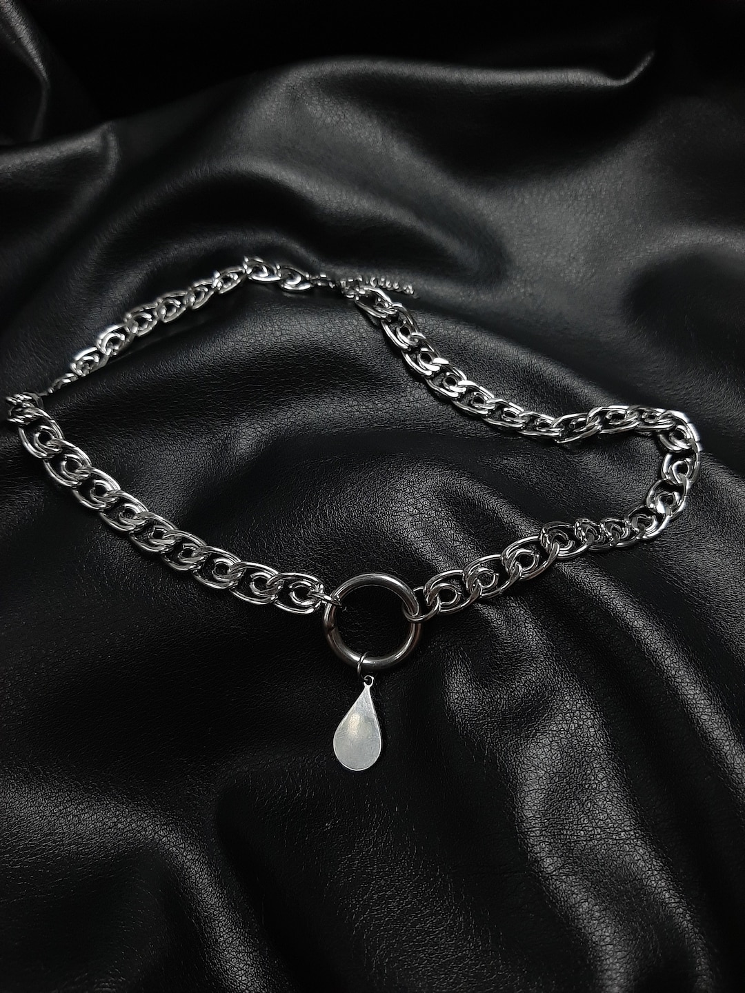 Vigor Chunky Chain Stainless Necklace: Alternative O Ring Choker - Etsy