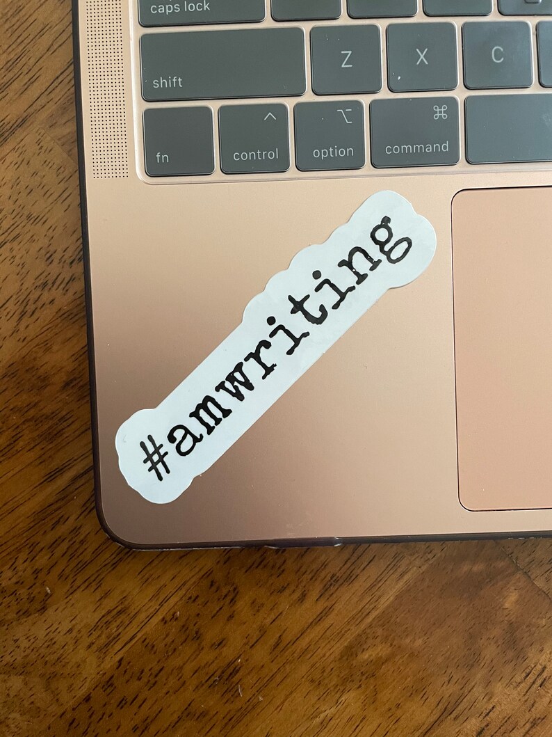 Writing Sticker amwriting Hashtag for Writers - Etsy